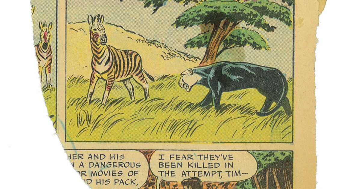 Newspaper clipping of comics | Intuit Art Museum